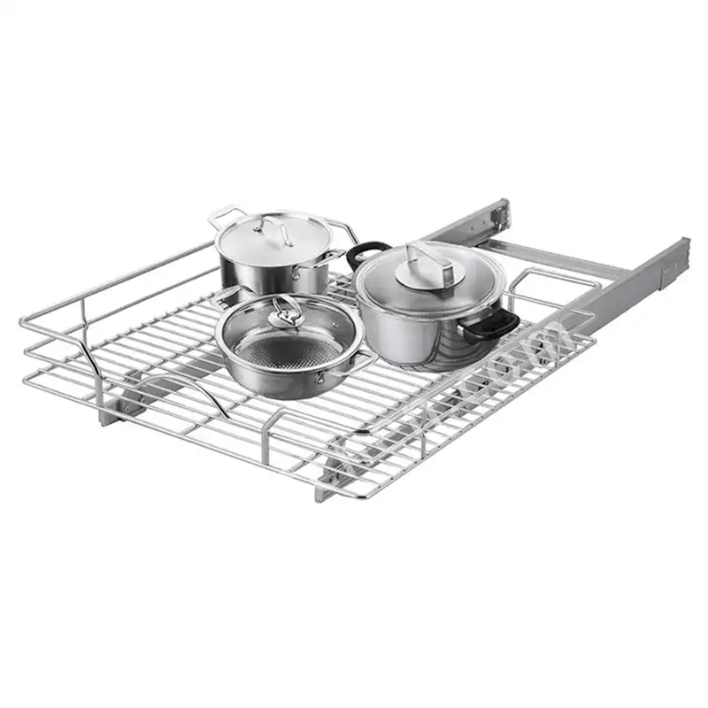 Wire Pull Out Drawers - Basket Kitchen Cabinet - Organizer Basket